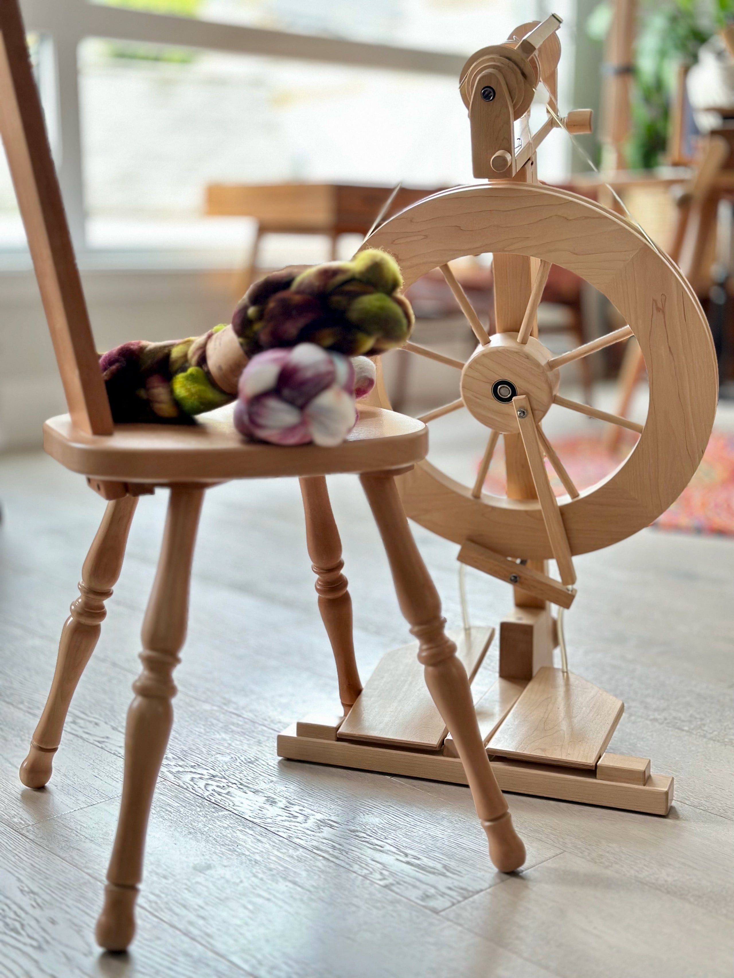 Learn to Spin Yarn: Spinning with Katrina Stewart | Sweet Threads Yarn ...